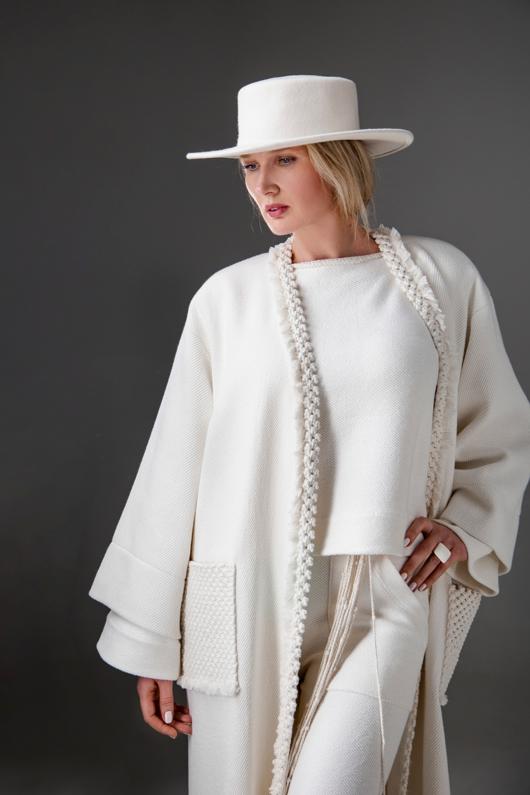 Eterna Macramé Coat – Off-White Boho - Online womens clothing store
